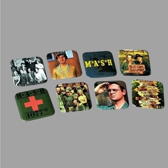 area51gallery | Accents | Mash Tv Series Magnet Set Army Green Red ...